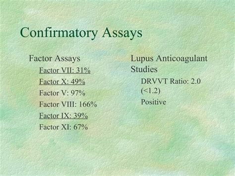 Introd To Coag Testing For Fellows Mskcc 2014 Ppt