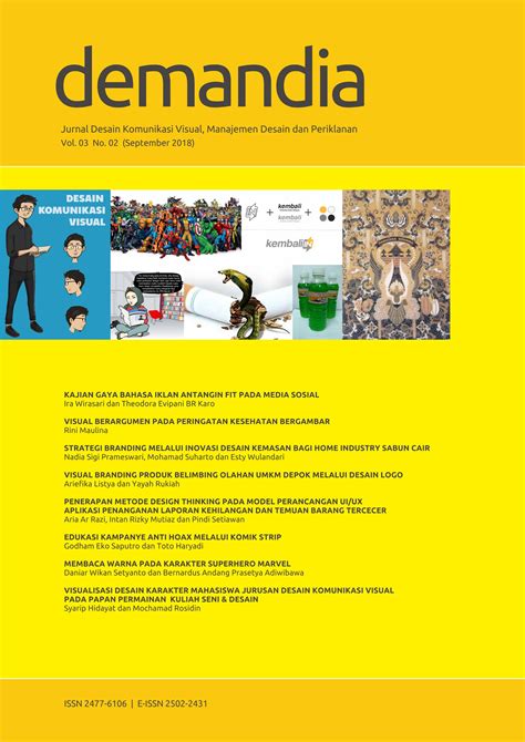 Visualisasi Desain Karakter Mahasiswa Jurusan Desain Komunikasi Visual Pada Papan Permainan