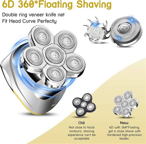 Head Shaver For Men In 1 Upgrade 7d Electric Bald Head 49 Off