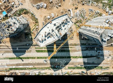 Construction Of A Complex Of Monolithic Multistory Apartment Buildings