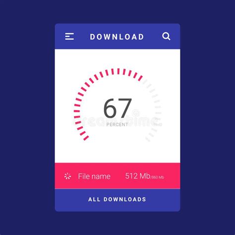 Ui Ux And Gui Template Layout For Mobile Apps Stock Vector