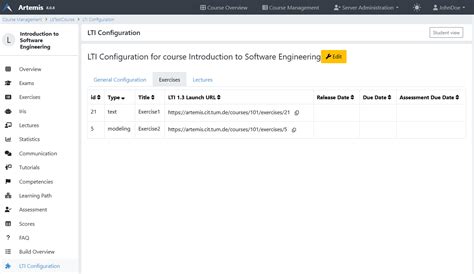 Lti Configuration — Artemis Documentation