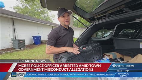 Sled Arrests High Ranking Mcbee Officer After Qcn Investigation Queen City News