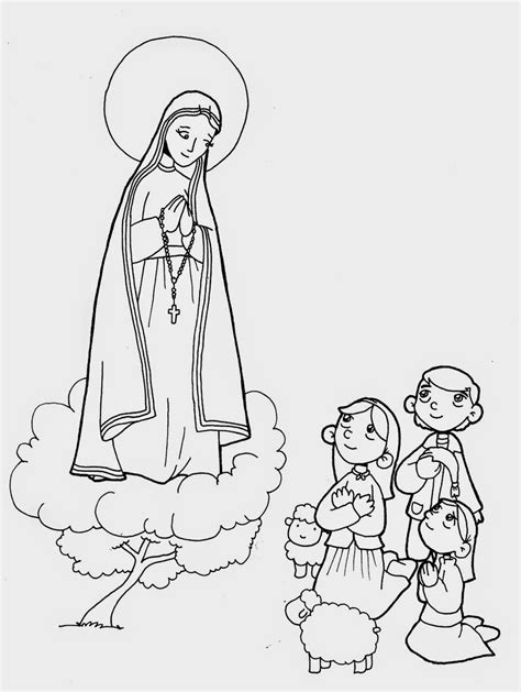 Virgen De Fatima Para Pintar Imagui
