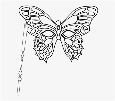Monarch Butterfly Template Printable Butterfly Masquerade Mask