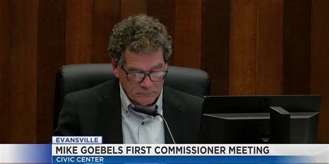 Mike Goebel Attends His First Commissioner Meeting
