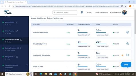 Aravind Kumar On Linkedin Nxtwave Ccbp Day32 Coding Problemsolving Loops Programming