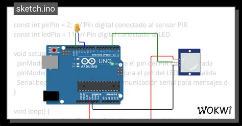 Sensor Movimiento Copy Wokwi ESP32 STM32 Arduino Simulator