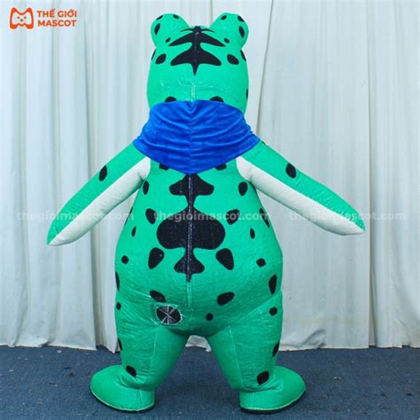 Mascot Hơi Ếch Xanh