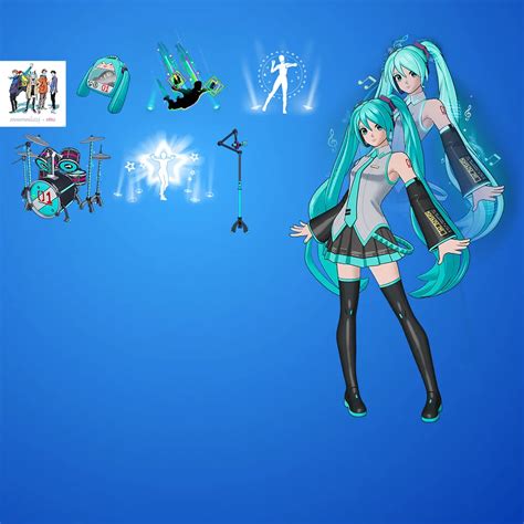 Skin Fortnite Hatsune Miku Trajes y Skins Fortnite ᑕ ᑐnite site