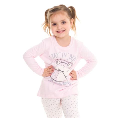 Pijama Infantil Manga Longa Luart Lingerie