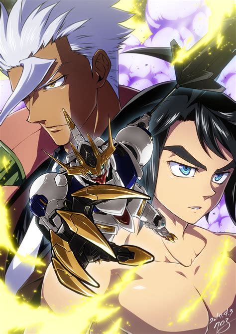 Mikazuki Augus Gundam Barbatos And Orga Itsuka Gundam And 1 More