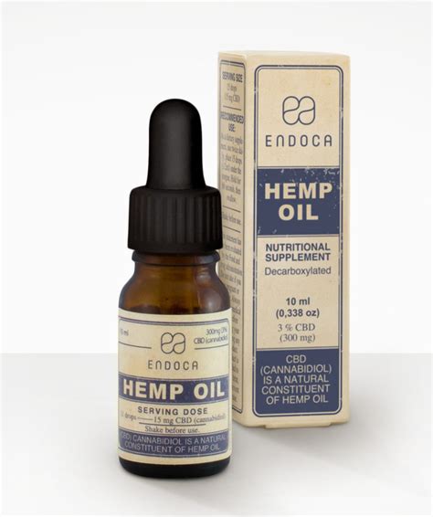 Endoca • Cbd Hemp Oil • 300mg Fast Grass
