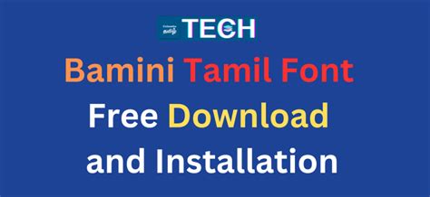 Bamini Tamil Font Free Download And Installation Guide Tech Colombo Tamil