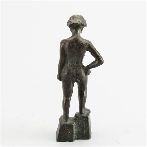 Sigge Berggren Two Signed Bronze Sculptures Bukowskis