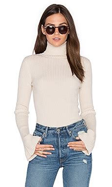 Autumn Cashmere X REVOLVE Ribbed Turtleneck Bell Sleeve Sweater In