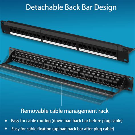Buy Patch Panel Port Cat With Inline Keystone G Support Rapink Pass Thru Coupler Patch