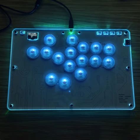 Arcade Stick 16keys All Button Controller Street Fight For Pcps3ps4switchsteam