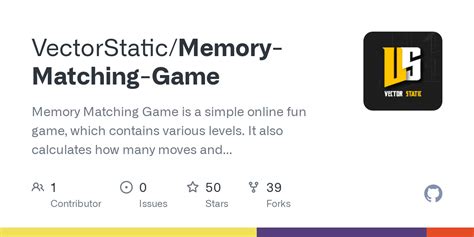 Github Vectorstaticmemory Matching Game Memory Matching Game Is A