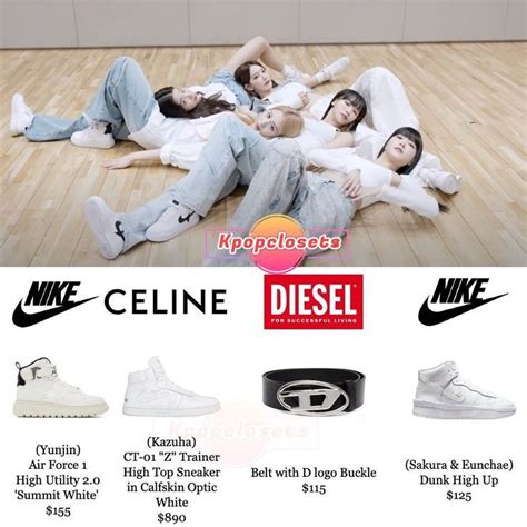 Le Sserafims Shoe Outfit At Impurities Dance Practice On November 19th