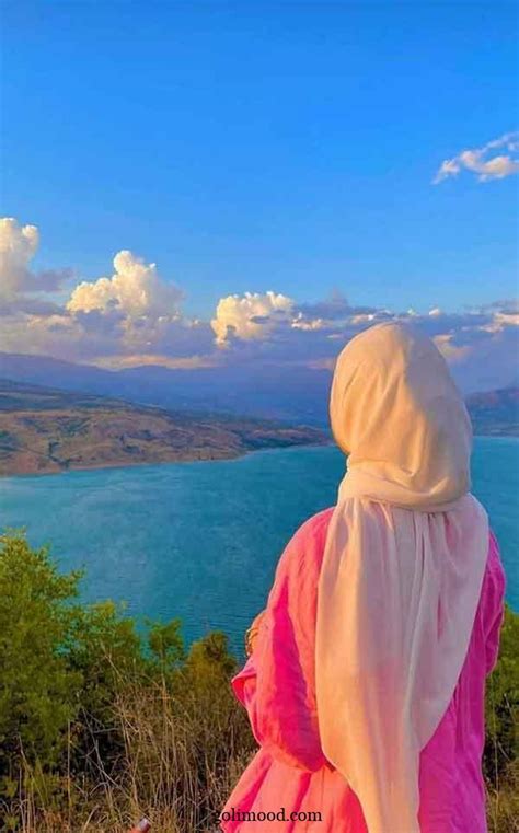 عکس پروفایل دختر با حجاب کنار دریا 17 فیگور که خیلی ناز و بانمکه