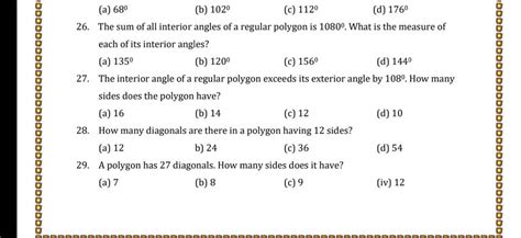 The Interior Angle Of A Regular Polygon Exceeds Its Exterior Angle By 108