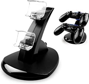 MyGadget Docking Station For 2x Sony PS4 Controller Charger Stand With 2 Micro USB Ports