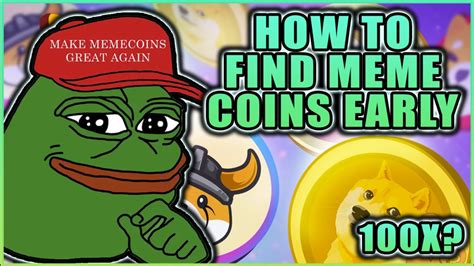 how to find meme coins early youtube