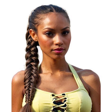 Download Fishtail Ponytail Png 06262024