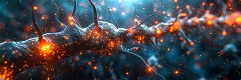 Premium Photo Neuron Connection On Blue Background For Science And