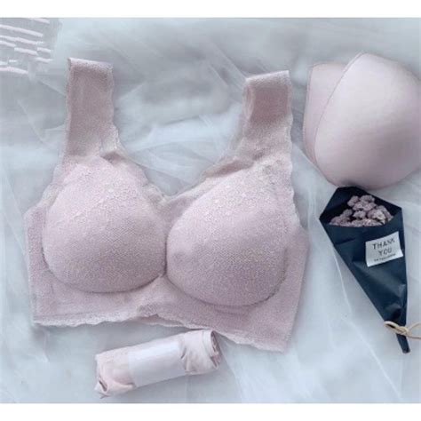 正品 Kissy 如吻内衣 Bra Set Non Marking Sleep Sling Thin Section Like Kiss