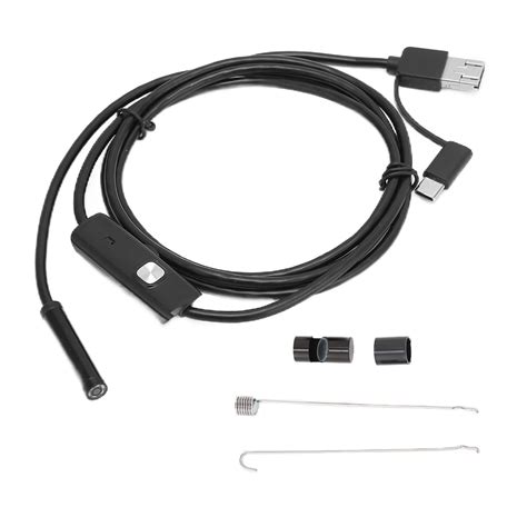 3 In 1 Type C Micro Usb Pc Endoscope Camera 35m Techpanda