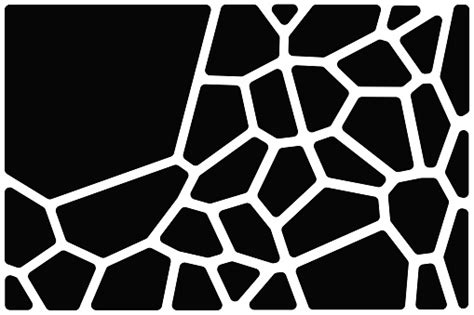 Voronoi Geometric Pattern Background Forming Stone Foundation Array