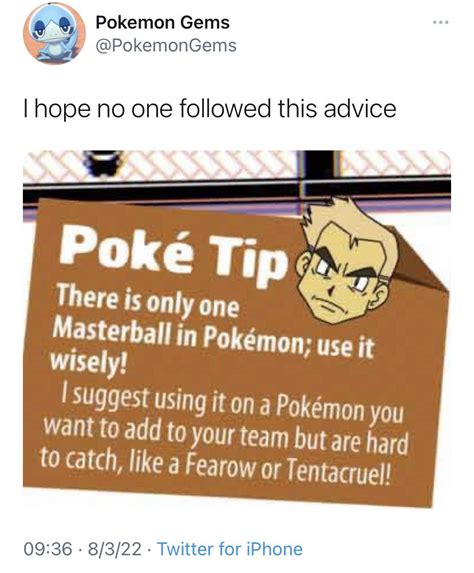 Pokemon Meme Poke Tip For Pokemon Masters