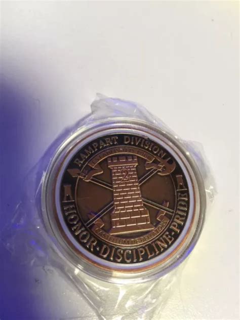 Lapd Los Angeles Police Department Coin Rampart Crash Copper Style Lasd