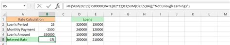 Rate Function In Excel And Different Formulas With It Microsoft Excel Tips Excel Tutorial