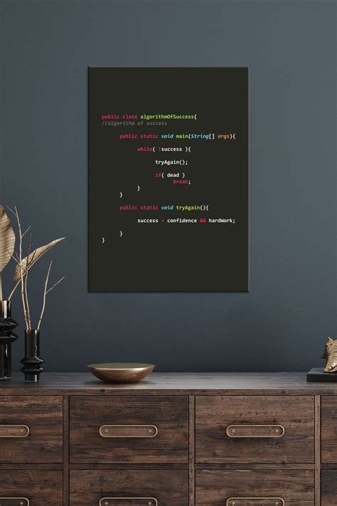 Programmer Poster Algorithm Of Success In Java Poster Picture