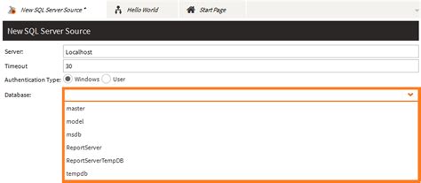 Adding A New Database Source Warewolf Knowledge Base