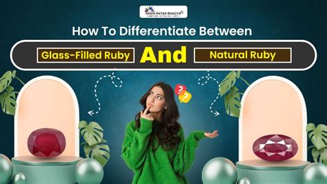 How To Differentiate Between Glass Filled Ruby And Natural Ruby