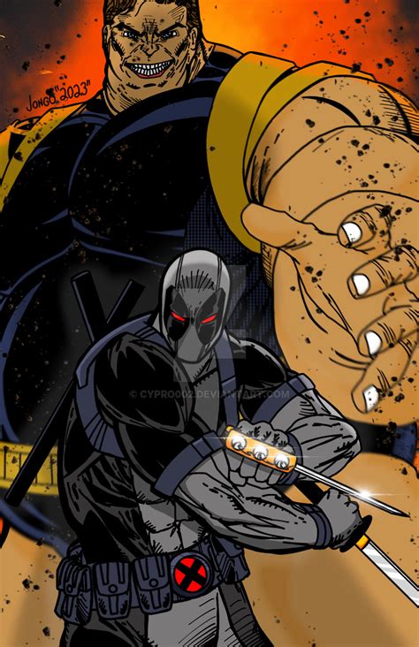 Blob And Deadpool By Cypro002 On Deviantart