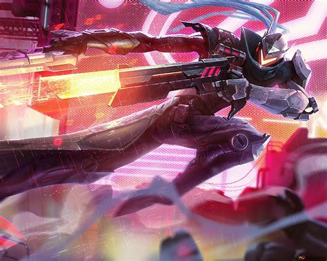 Project Lucian Splash Art League Of Legends Lol 4k Wallpaper Download