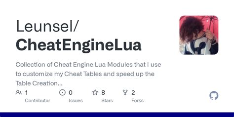 Github Leunselcheatenginelua Collection Of Cheat Engine Lua Modules That I Use To Customize
