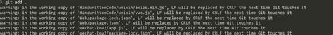 Win系统下执行git Add出现warning：~lf Will Be Replaced ~ 知乎