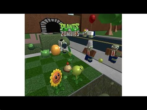 Roblox Plants Vs Zombies YouTube