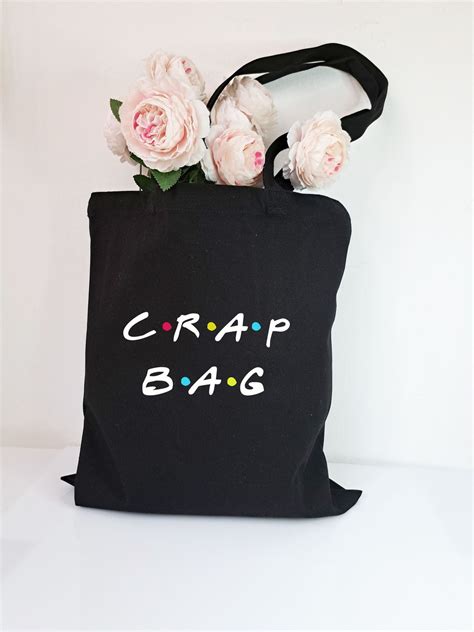 Crap Bag Cotton Canvas Tote Bag-friends Tv Show Tote Bag - Etsy