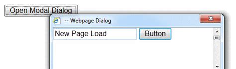 Showmodaldialog Example Code And Some Tips Justin Cooney