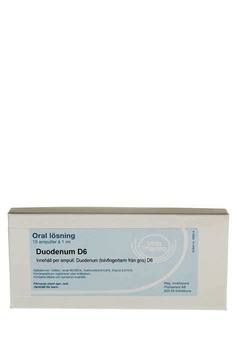 Duodenum D6 Ampul Allergicas Midler Kastanjegaarden