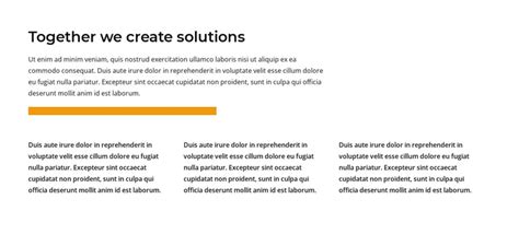 headline and text columns html5 template by nicepage