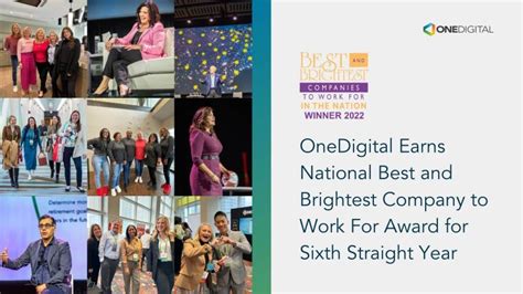 Mark Beaton Cpfaᵀᴹ On Linkedin Onedigital Named A Best And Brightest Company To Work For In