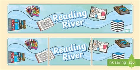Reading River Display Banner Hecho Por Educadores Twinkl